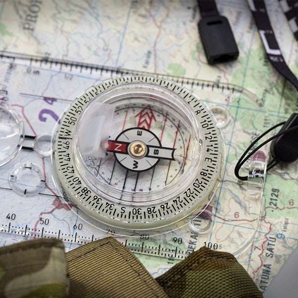 MILITARY 55-6400 Military Compass MS by SILVA -OzCampingWarehouse