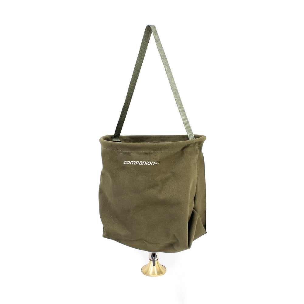 Canvas Shower Bucket by COMPANION -OzCampingWarehouse